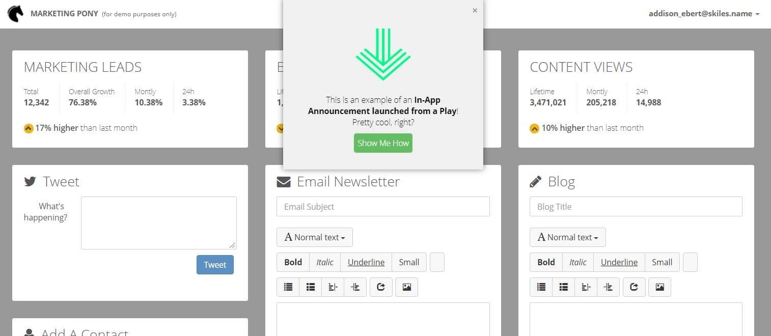 In-app digital customer communication software - ChurnZero