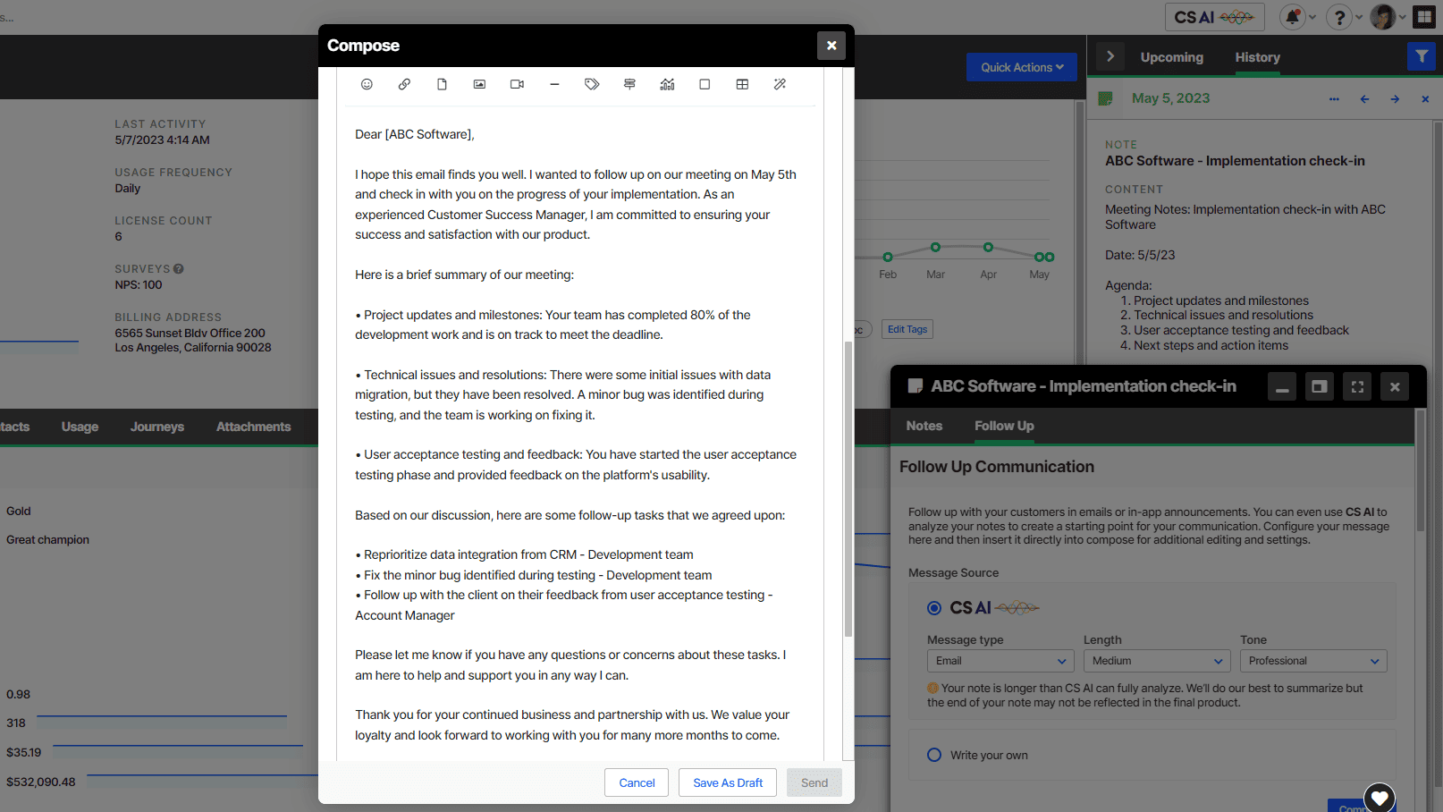 ChurnZero announces AI enhancements to help CS teams