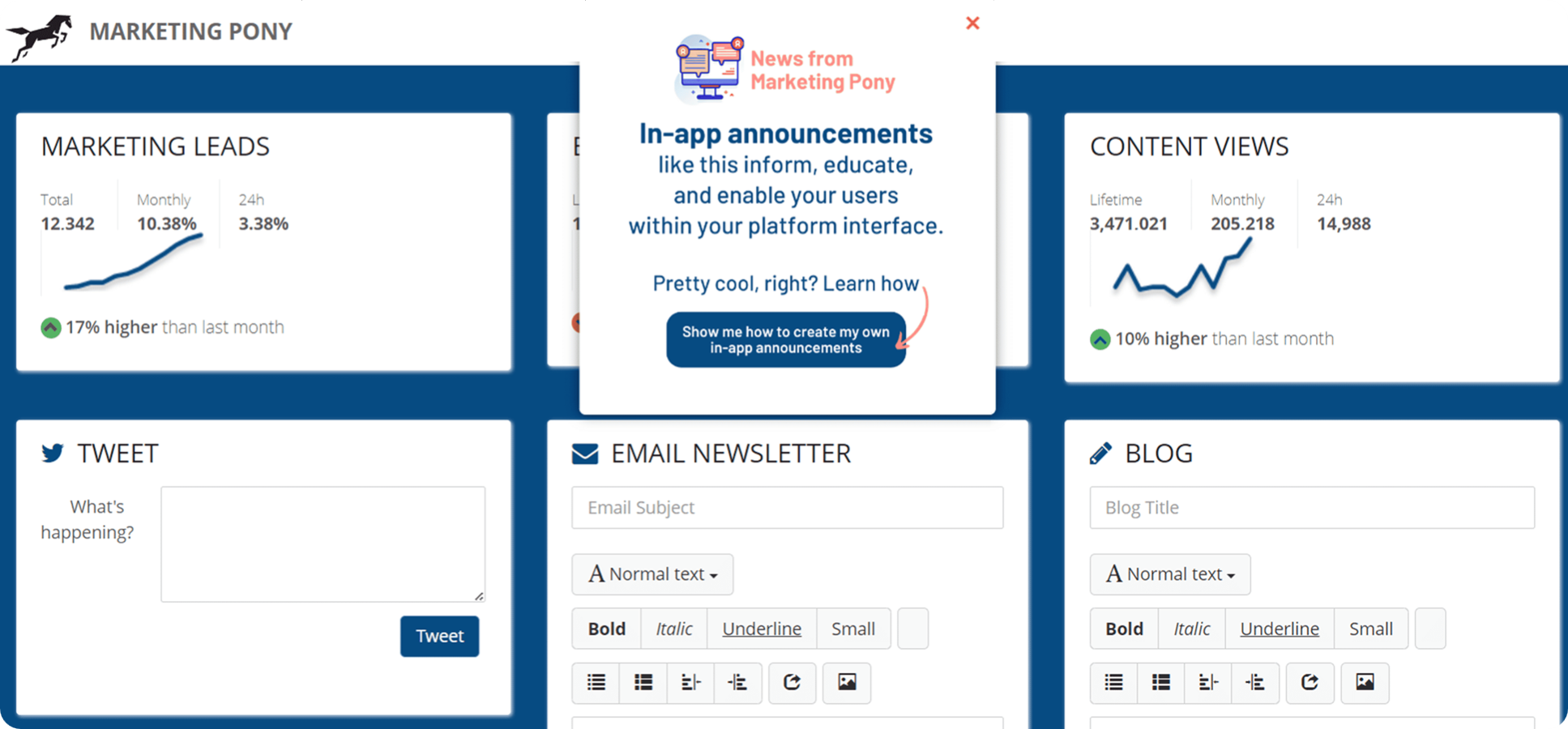 In-app digital customer communication software - ChurnZero
